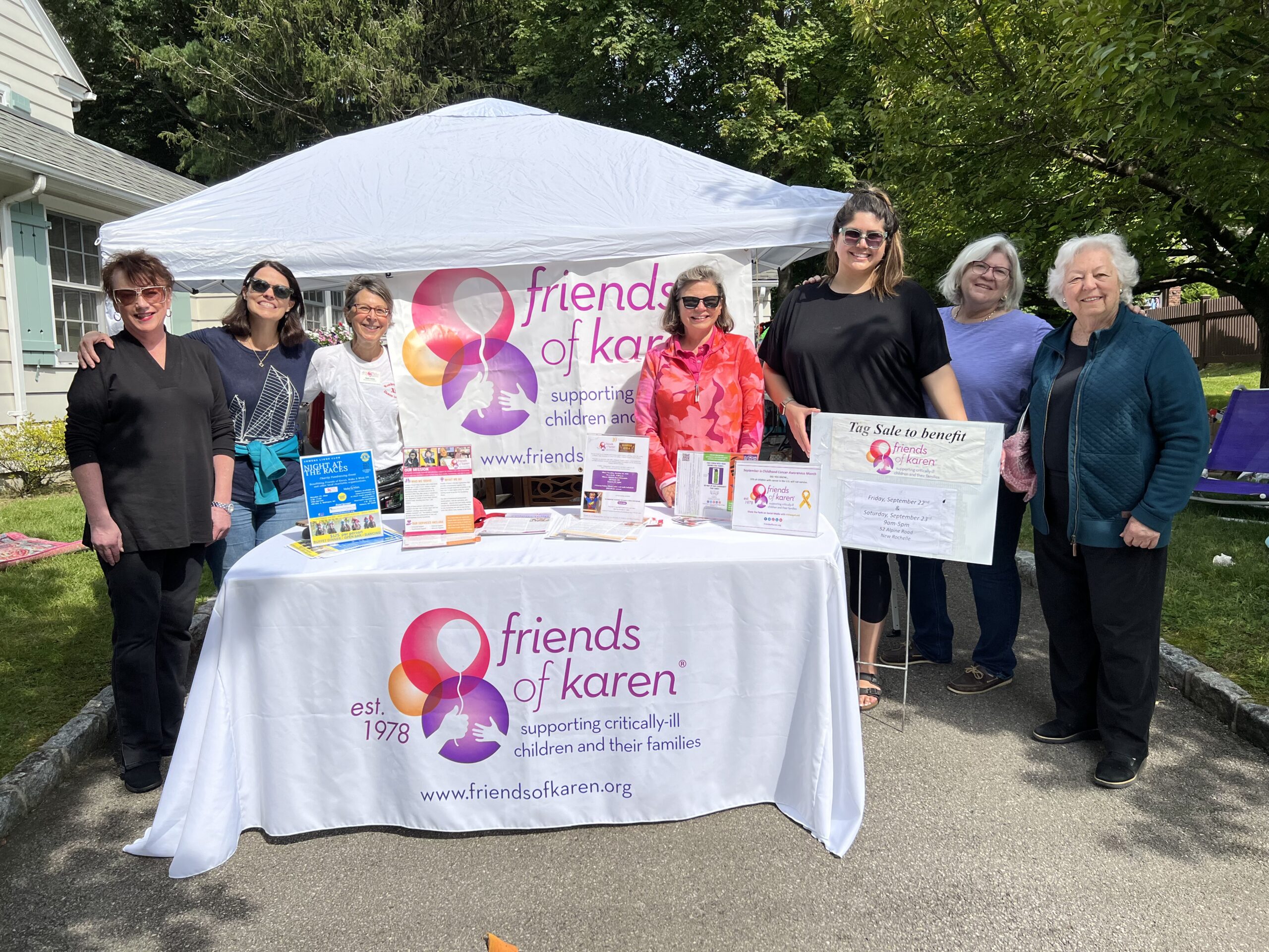 Chi Omega Tag Sale - Friends of Karen